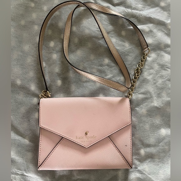 kate spade | Bags | Kate Spade New York Envelope Pink Crossbody Purse ...
